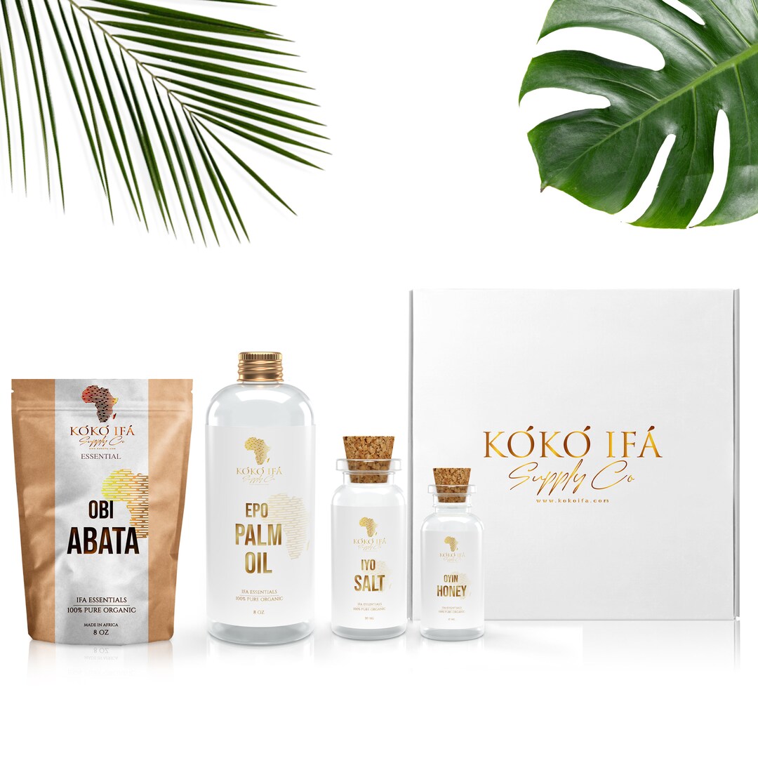 Ose Ifa Essentials 5 Piece Set Complete Ose Ifa Kit for Spiritual ...