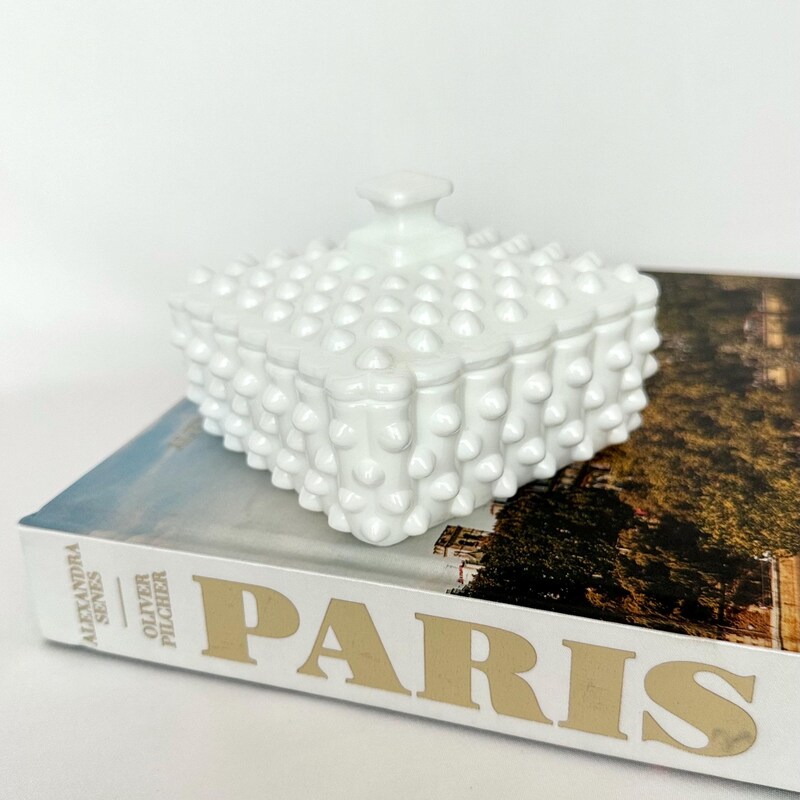 Fenton Glass Box With Lid - Etsy