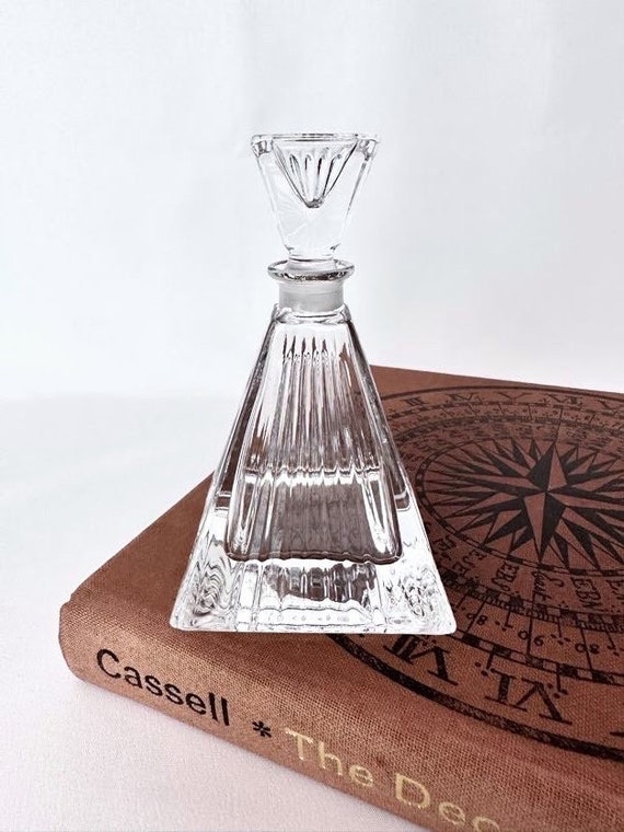 vintage crystal bottle decanter - Gem