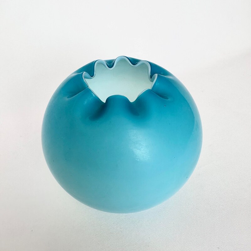 Vintage Small Vase Round - Etsy