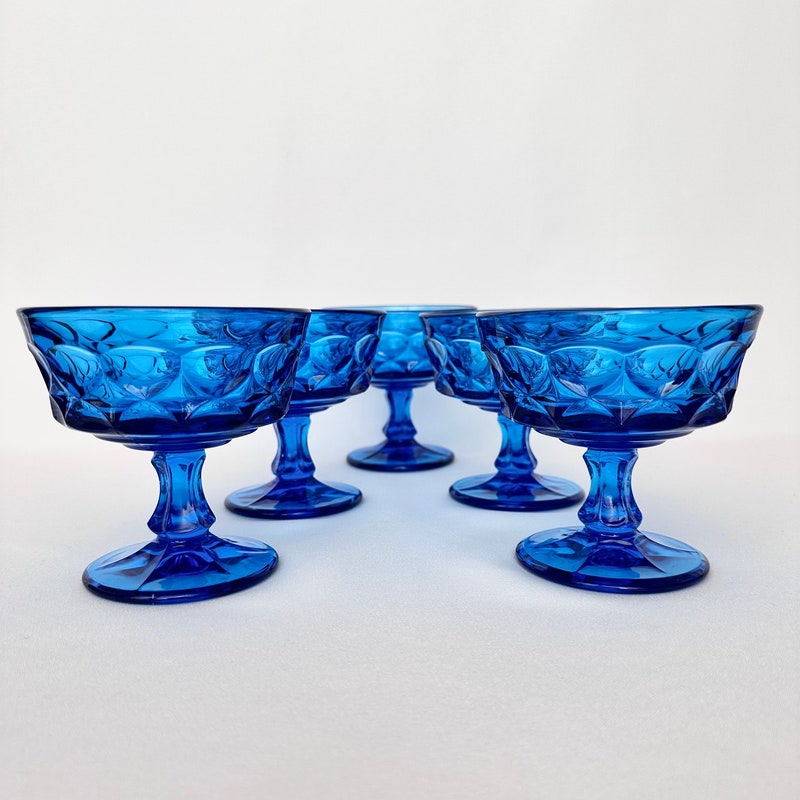 Blue Glassware - Etsy
