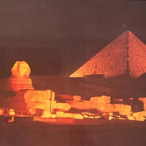 Giza Pyramids of Giza Vintage Postcard. 4x6 From Egypt. - Etsy