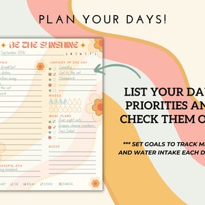 Groovy 70's Digital Download | Printable Planner Bundle | Digital ...
