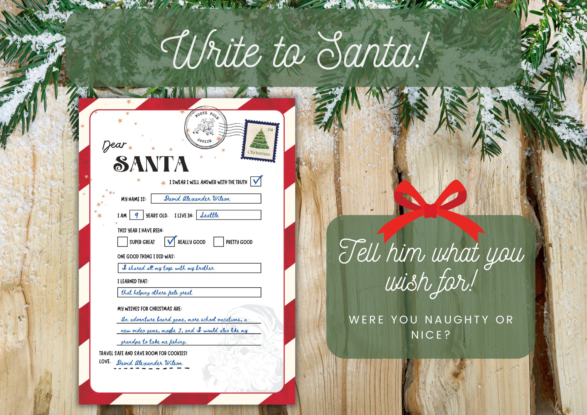 4-page Printable Christmas Pack, Coloring Pages, and Kindness Advent ...