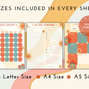 Groovy 70's Digital Download | Printable Planner Bundle | Digital ...