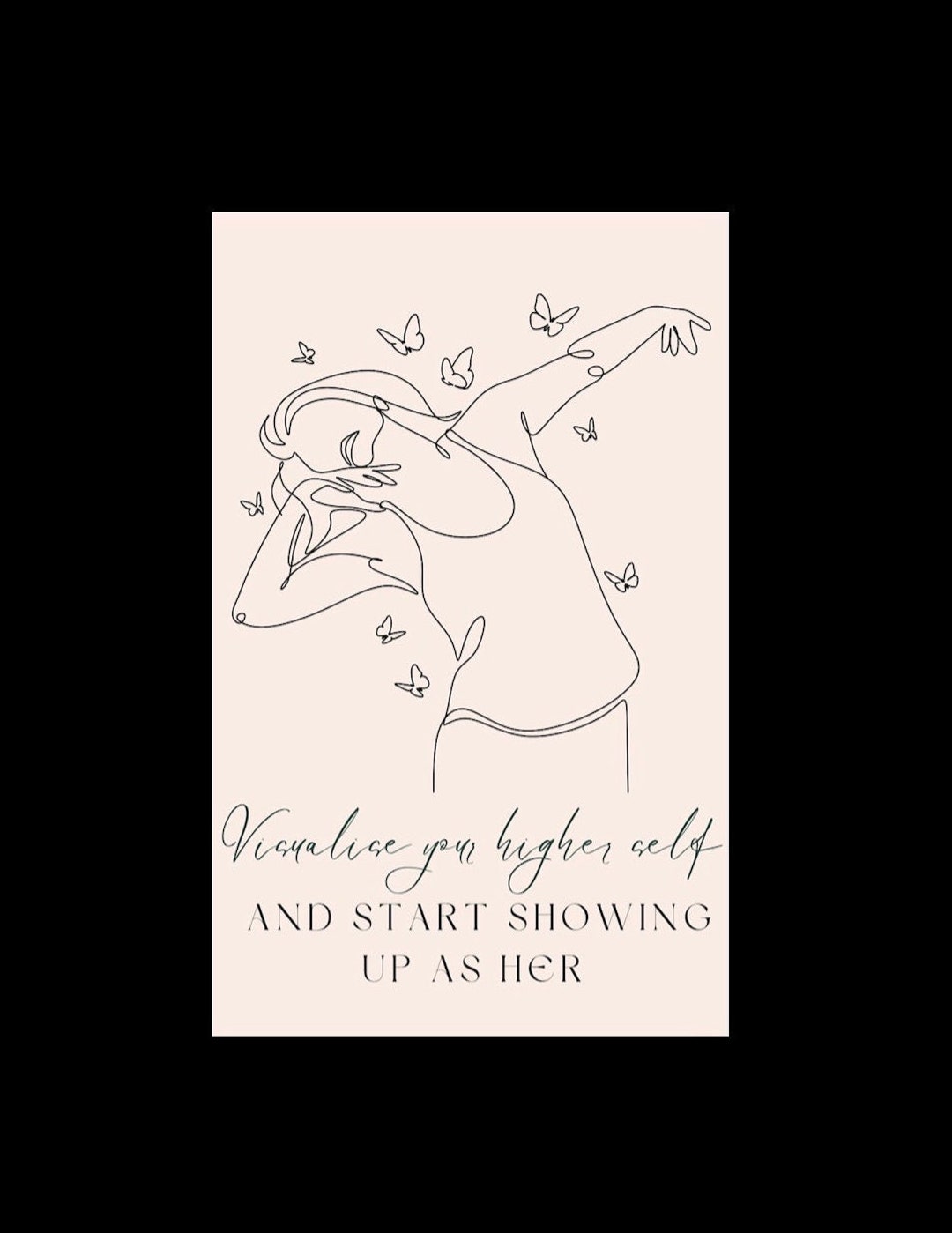 Wall Art, Visualise Your Higher Self and Start Showing up as Her ...