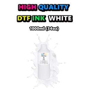 White DTF Ink 1000ml 34oz for Epson Based Printers Epson XP-15000 Epson ...
