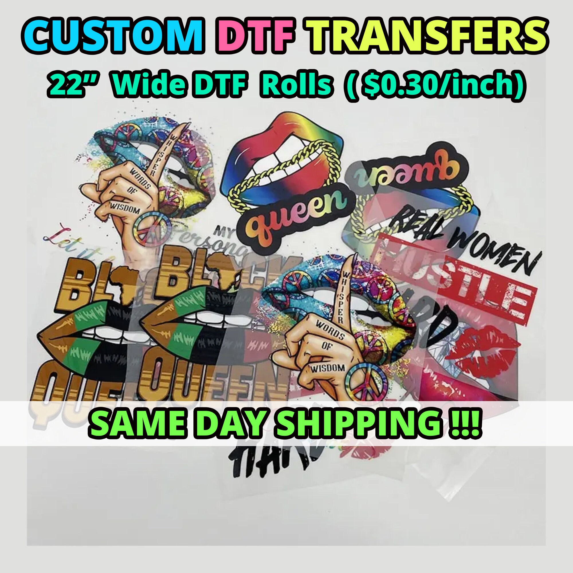 DTF Transfer, Custom DTF Print, Custom Gang Sheet, DTF Print Shirt ...