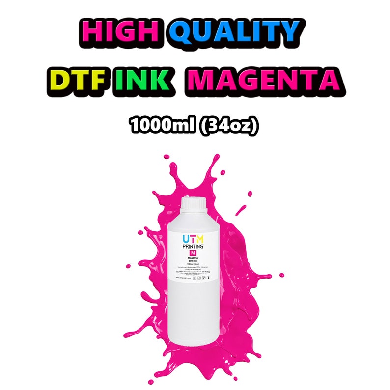 White DTF Ink 1000ml 34oz for Epson Based Printers Epson XP-15000 Epson ...