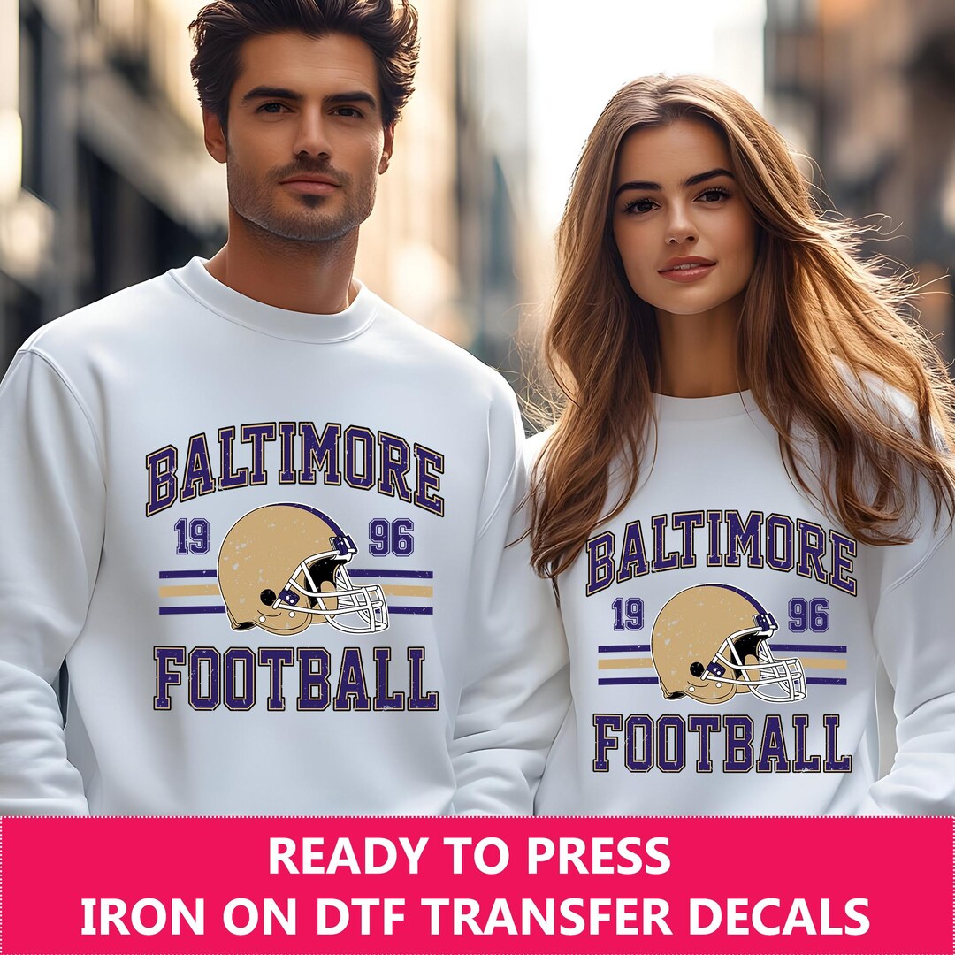 Baltimore Retro Style Iron on Transfer, Ready to Press Vintage Style ...
