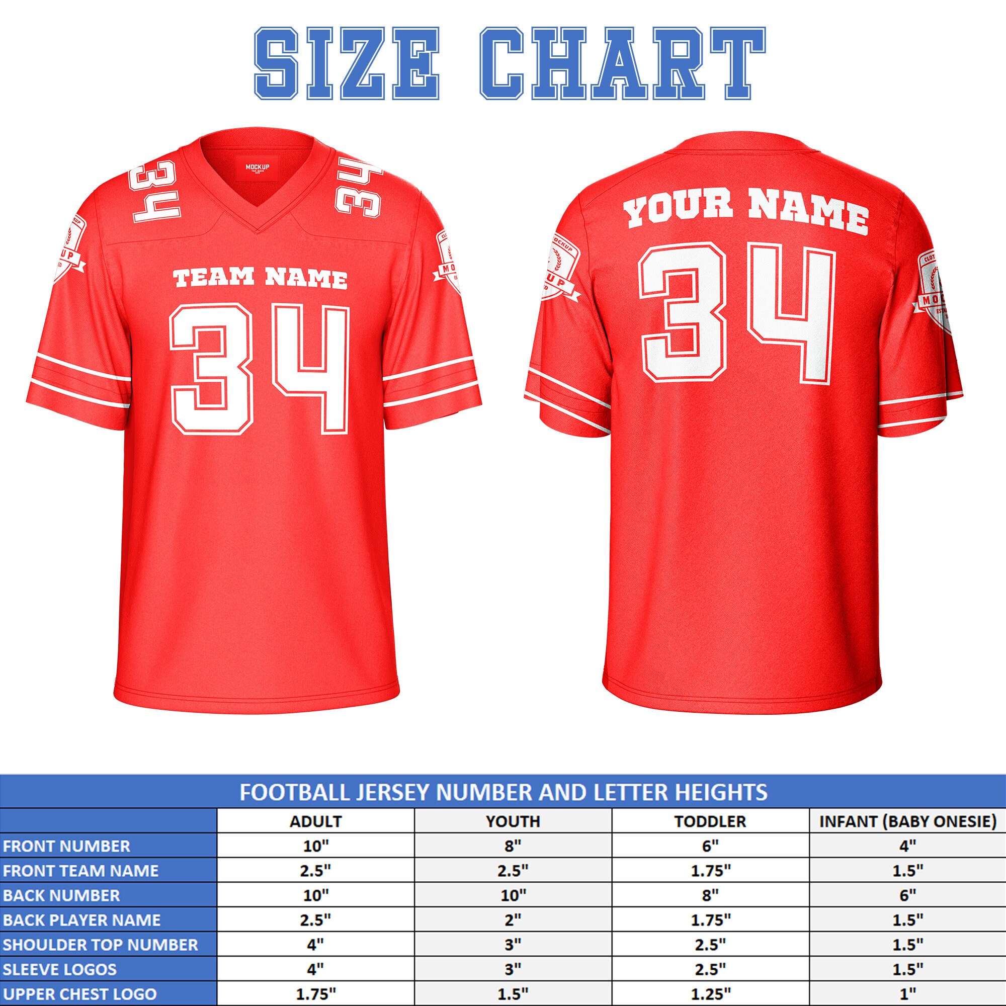 Football Jersey Name Iron on Heat Transfer, Football Varsity Name ...