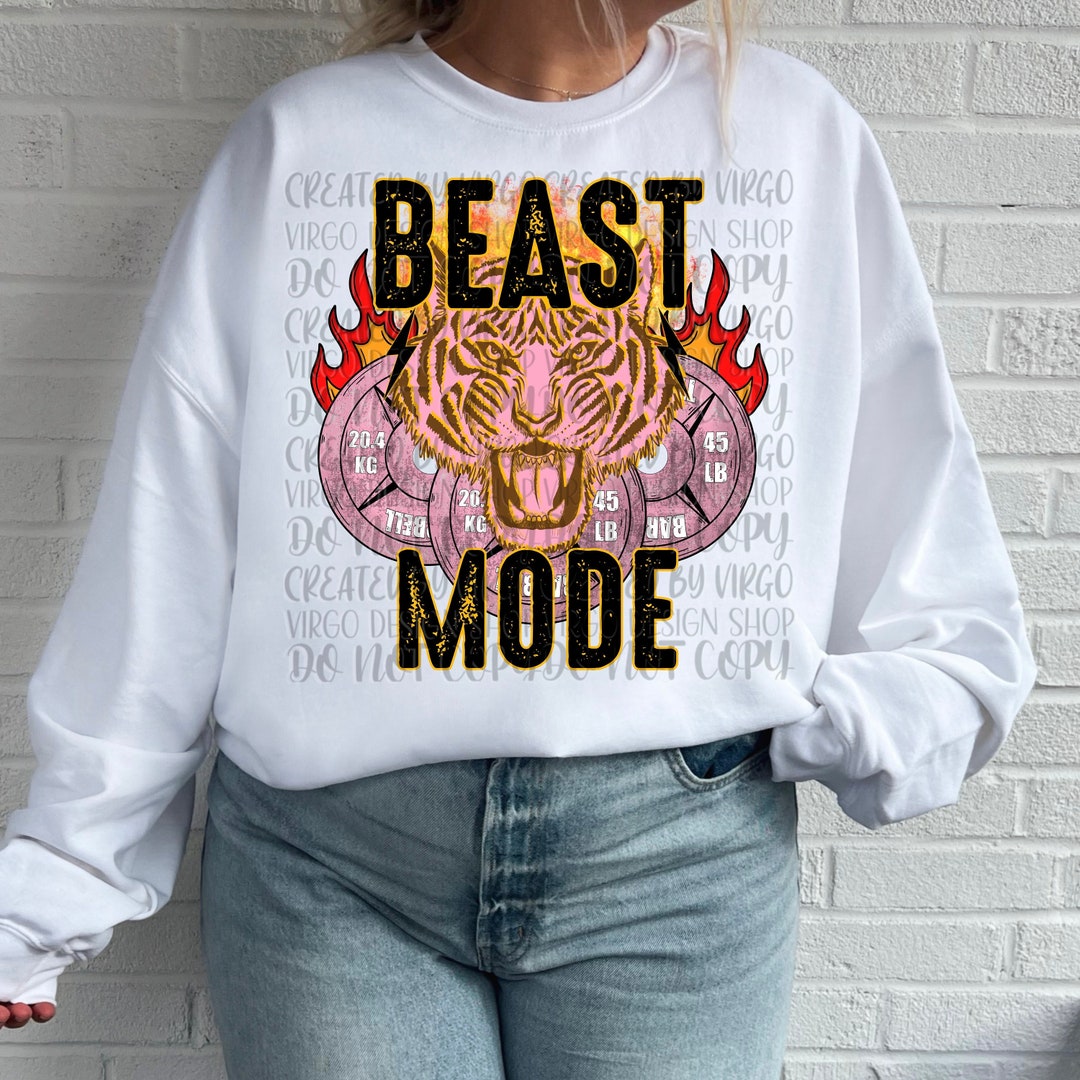 Beast Mode Girl Png, Sublimation Design Digital Download, Motivational ...