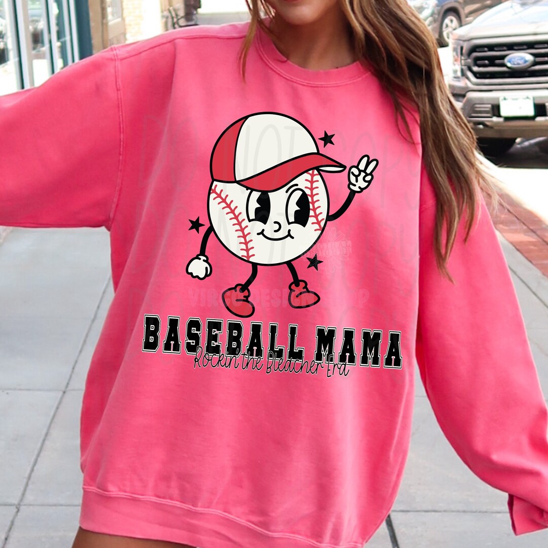 Retro Baseball Mama Png, Baseball Mom Era Png, Retro Sports Mom Png ...