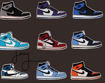 Sneaker Decals - Etsy
