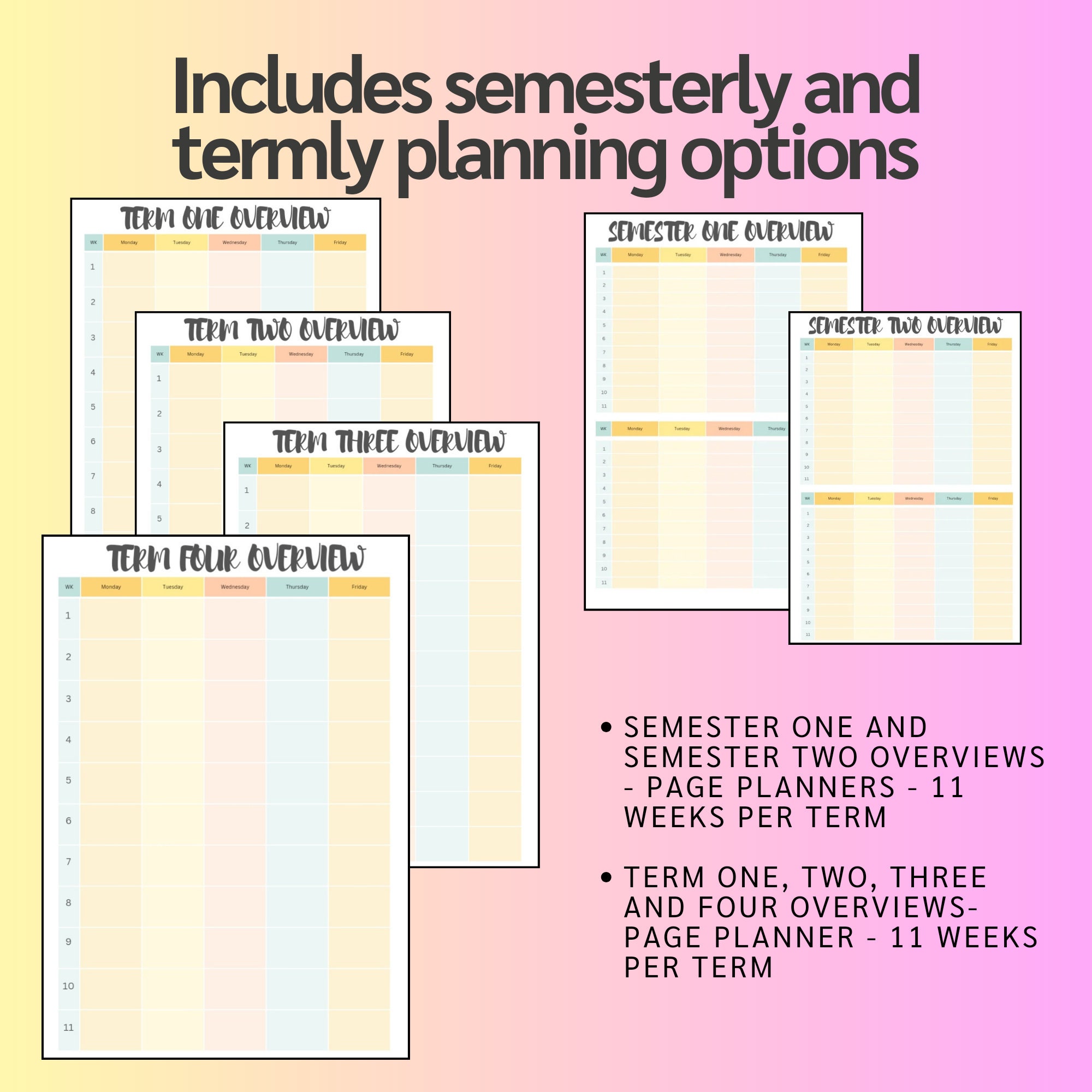 2024 Australian Teacher Planner - Etsy