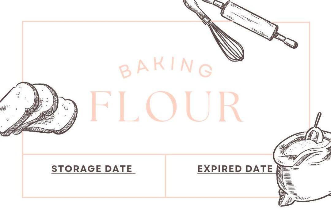 Baking Ingredient Labels, Flour Jar Labels, Sugar Jar Labels, Farmhouse ...