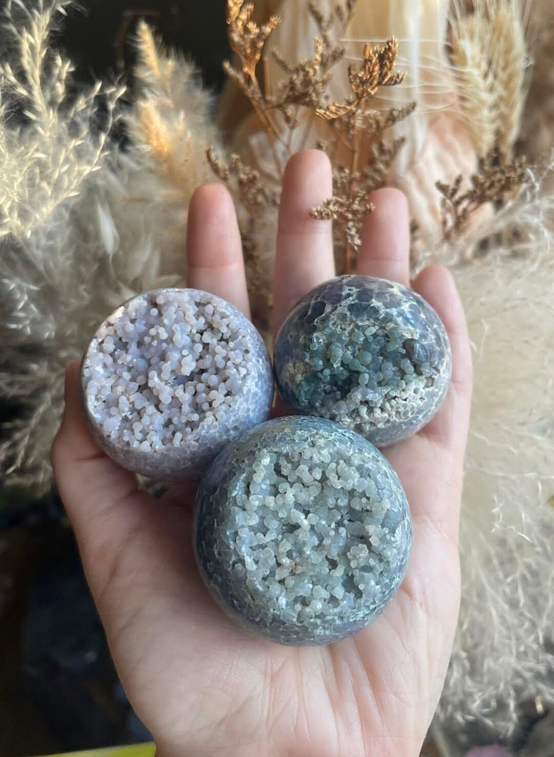 Stunning Grape Agate Spheres You Choose - Etsy