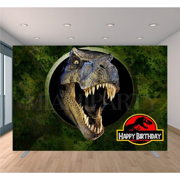 Jurassic World Birthday Party Backdrop - Etsy