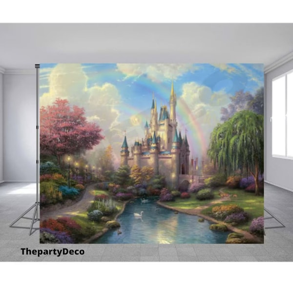 Castle Backdrop - Etsy