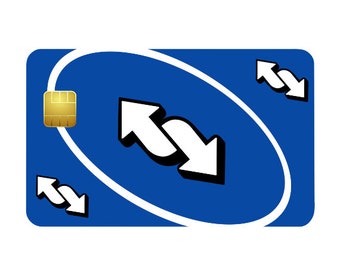 Credit Card Skin Uno - Etsy