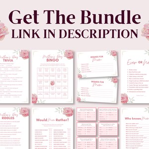 Mothers Day Bingo, Mothers Day Game, Printable Mother Day Game, Mother ...