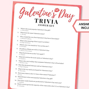 Galentines Day Trivia Game, Galentines Day Party Game, Valentines Day ...
