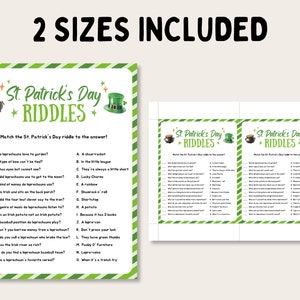 St Patrick's Day Riddles Quiz, St Patricks Day Riddles for Kids, Fun St ...