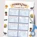 Fathers Day Party Games Bundle, Printable Fathers Day Games, Fathers ...