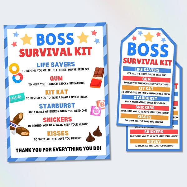 Boss Survival Kit - Etsy