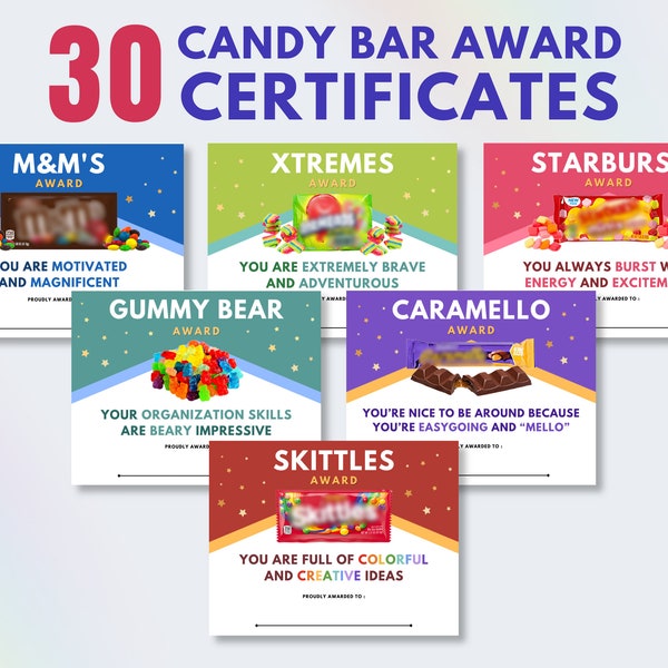 Award Certificates for Students Printable - Etsy