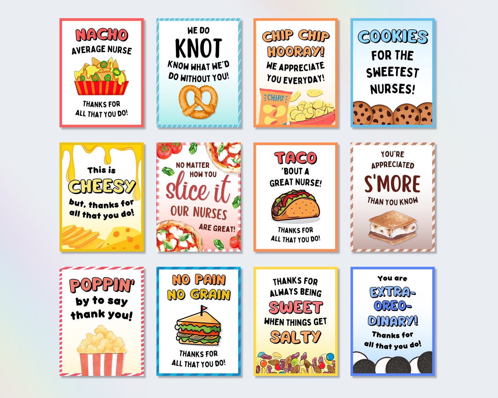 Nurse Appreciation Signs Printable, Nurses Week Lunch Appreciation Sign ...