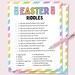 Easter Riddles for Kids, Kids Easter Game, Easter Classroom Activity ...