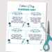 Fathers Day Scavenger Hunt, Printable Fathers Day Treasure Hunt ...