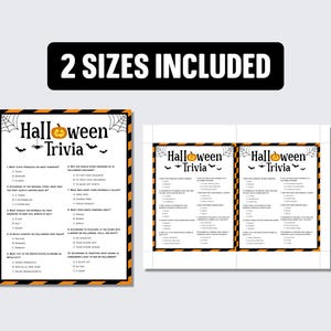 Halloween Trivia Game for Kids and Adult, Halloween Trivia Questions ...
