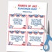 July 4th Scavenger Hunt, Printable 4th of July Treasure Hunt for Kids ...
