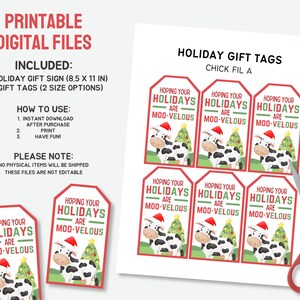 Christmas Teacher Appreciation Gift Tag, Moovelous Christmas Gift Tag ...