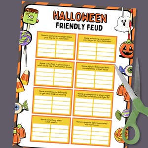 Halloween Family Feud Game, Halloween Family Game, Halloween Activity ...