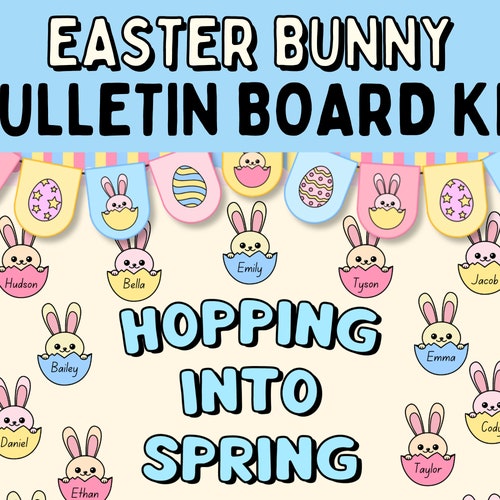 Retro Spring Bulletin Board & Interactive Classroom Decor - Etsy