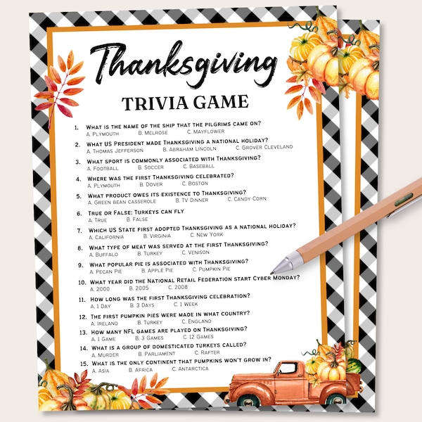 Thanksgiving Party - Etsy