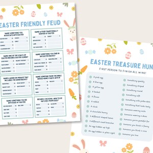 Easter Games Bundle, Easter Games for Family, Printable Easter Party ...