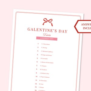 Galentines Day Trivia Game, Valentines Day Party Game, Galentines Day ...