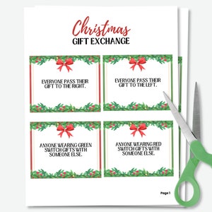 Christmas White Elephant Party Game, Christmas Gift Exchange Game ...