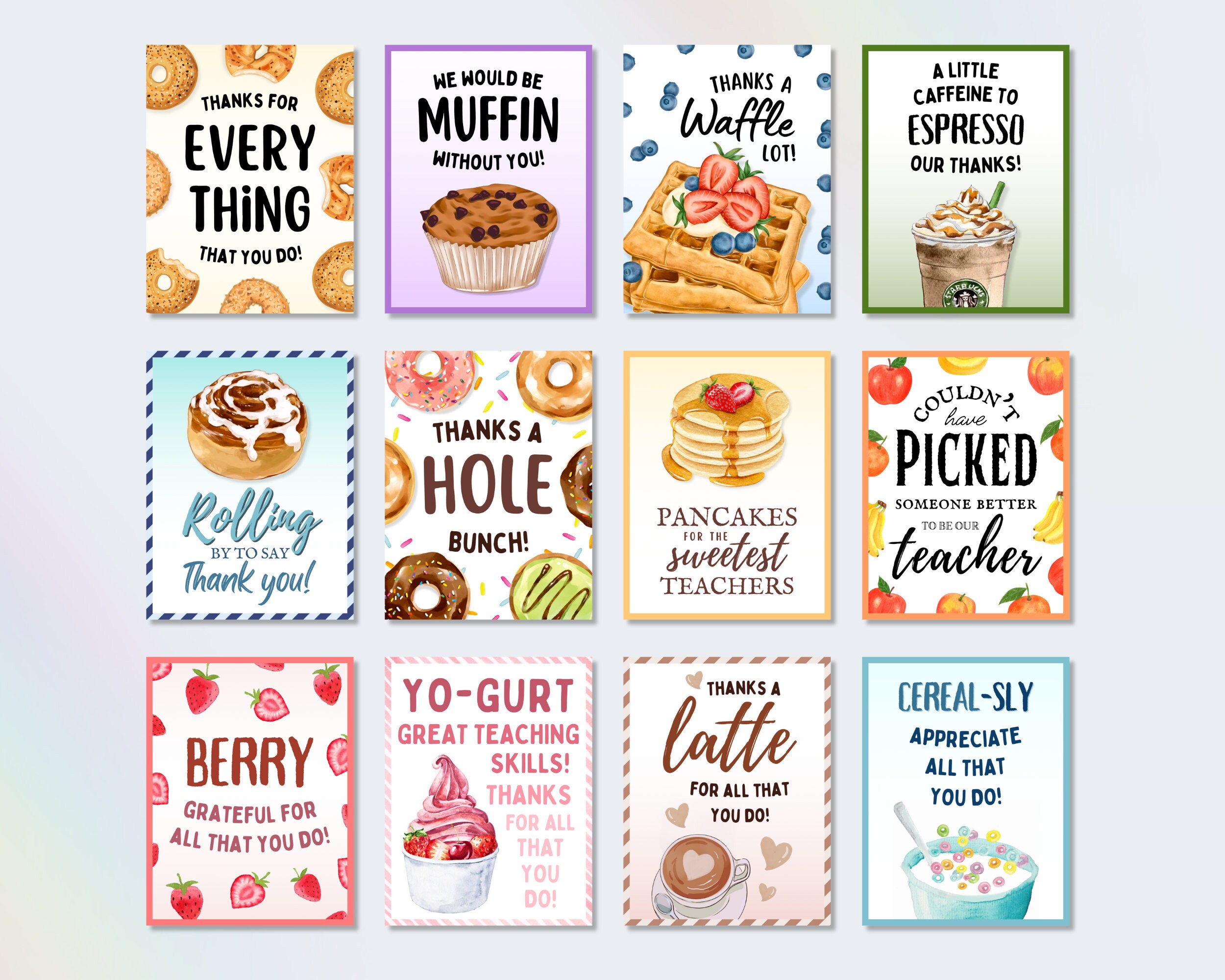 Teacher Appreciation Signs Printable, Teacher and Staff Appreciation ...