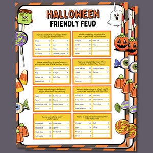 Halloween Family Feud Game, Halloween Family Game, Halloween Activity ...