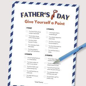 Fathers Day Printable Game, Fathers Day Activity for Kids, Printable ...