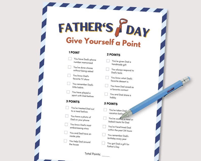 Fathers Day Printable Game, Fathers Day Activity for Kids, Printable ...