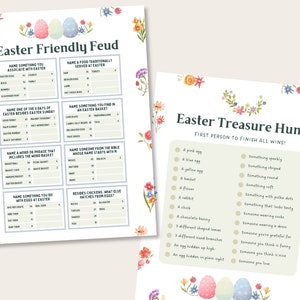 Easter Games Bundle, Printable Easter Party Games, Easter Games for ...