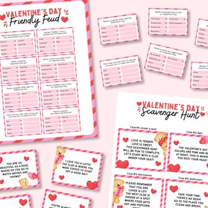 Valentines Day Games Bundle, Valentines Day Party Games, Valentines Day ...