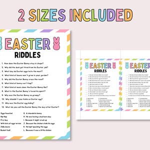 Easter Riddles for Kids, Kids Easter Game, Easter Classroom Activity ...