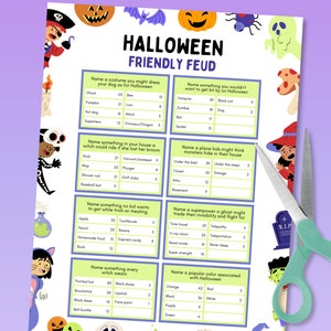 Halloween Family Feud Game, Halloween Family Game, Halloween Activity ...